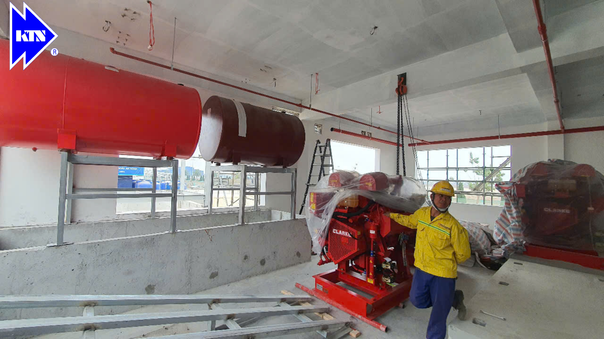 KTN SUCCESSFULLY DELIVER FIRE PUMP FOR PEPSICO FACTORY IN HA NAM - KTN